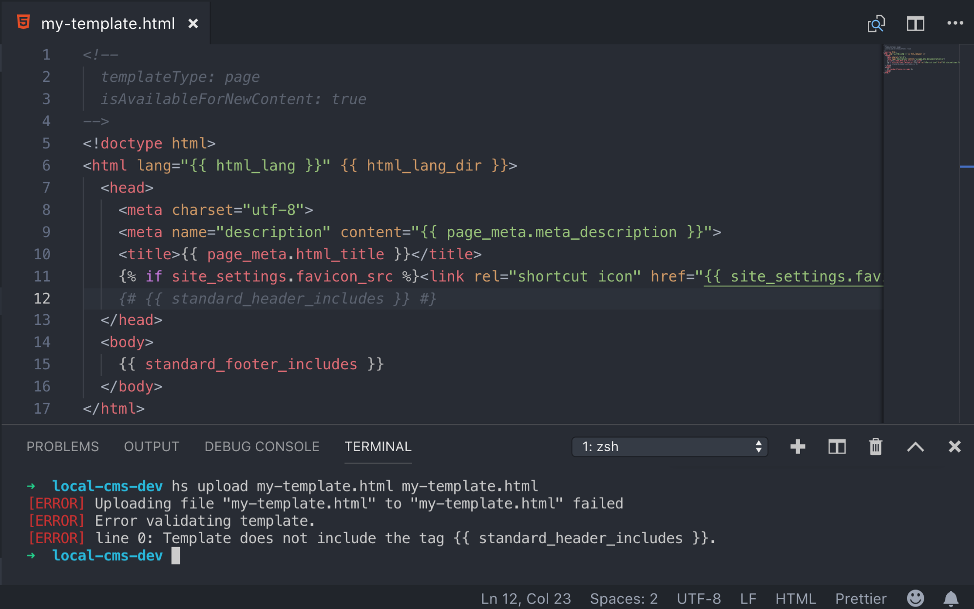 Debugging und Fehler - HubSpot docs